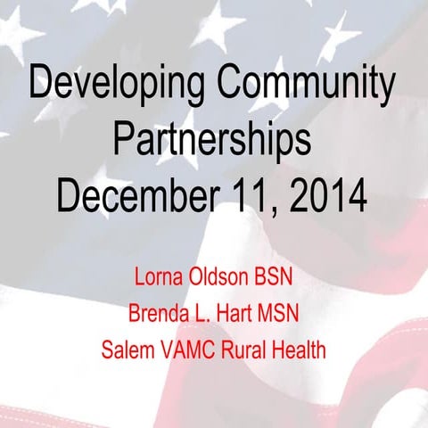 Community_Partnerships-2014 | PPT