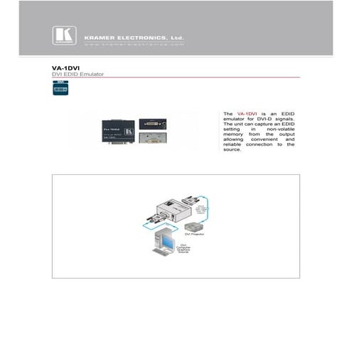 Kramer PT-101 HDCP | PDF