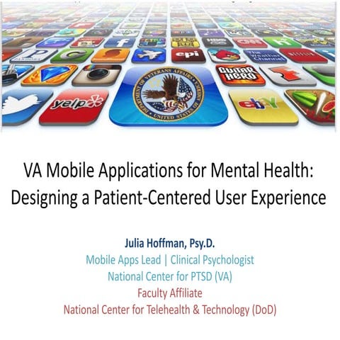 VA Mobile Applications for Mental Health: Designing a Patient-Centered ...