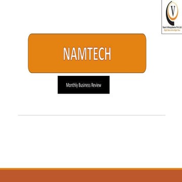 namtech program for mtch and mba students | PPT