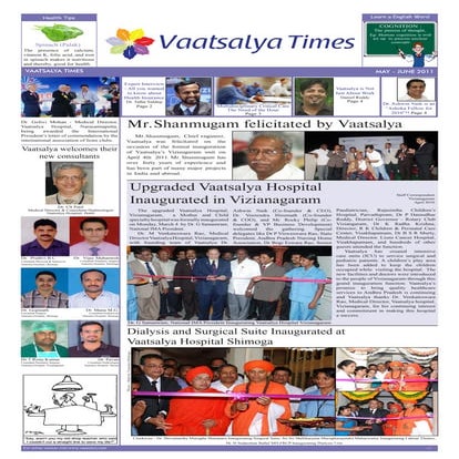 Vaatsalya Times Final Issue | PDF