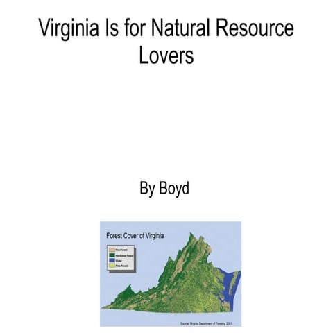 Virginia is for natural resource lovers Elena and Chloe | PPT
