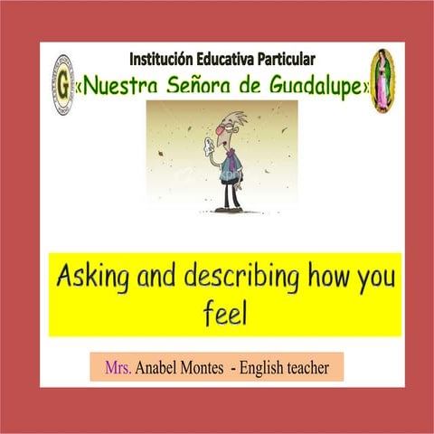 DESCRIBING HOW YOU FEEL | PPT