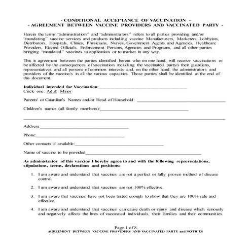 Toronto Island Lake Swim Waiver | PDF