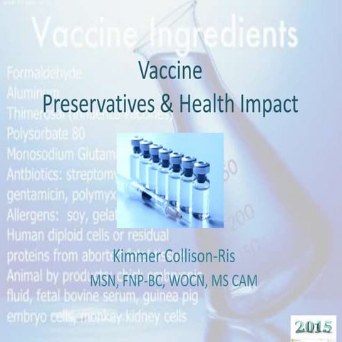 Vaccine Preservatives & Human Health | PPTX
