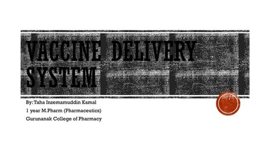 Vaccine and immunization | PPT | Infectious Diseases | Diseases and ...