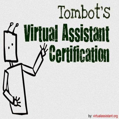 Virtual Assistant Certification | PPTX