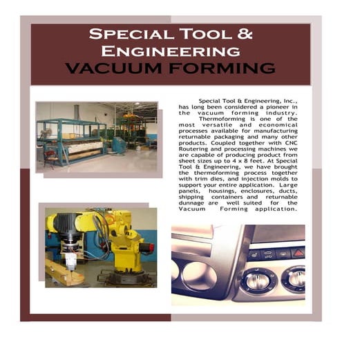 Vac Form Brochure | PDF