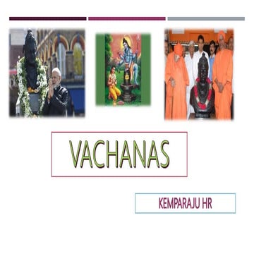 Vachanas in english | PPTX