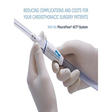 Value Analysis Committee Presentation - PleuraFlow® ACT® System | PPT