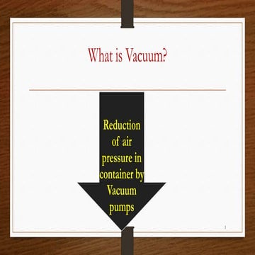 Vacuum | PPTX