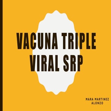 Vacuna triple viral métodos e identificar | PDF