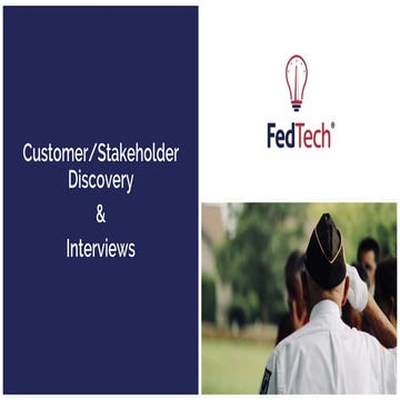 Va_Customer/Stakeholder Discovery | PPT