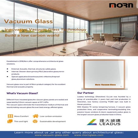 Vacuum glass brochure | PDF