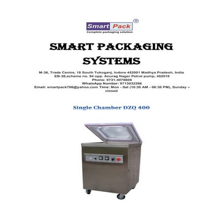 Vacuum machine | PDF