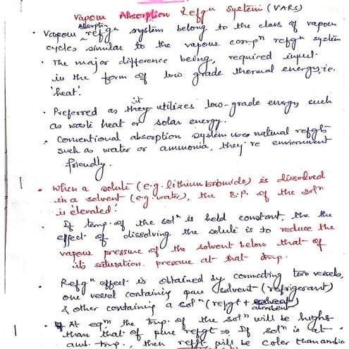 Vapour absorption cycle 1 | PDF