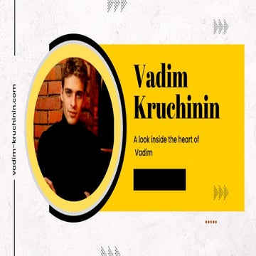Vadim Kruchinin | PPT