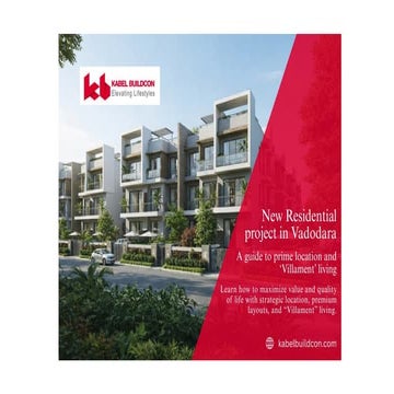 New Residential Projects in Vadodara: Guide to Prime Locations ...