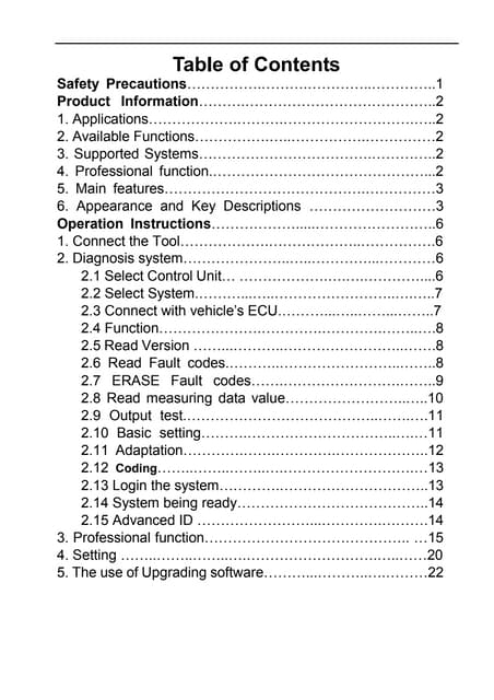 Launch X431 Key Programmer User Manualpdf Computer Peripherals