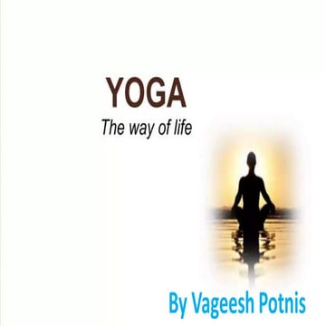 Elevate Your Practice: Vageesh Potnis on Yoga and Well-being | PPT