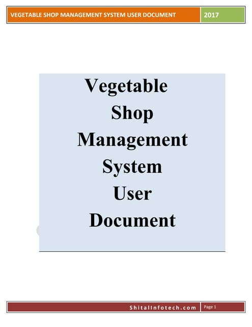 Medical store inventory management software user manual by shital ...