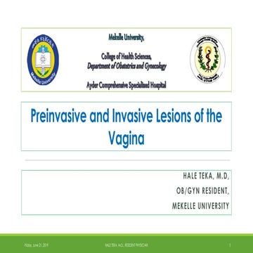 Vaginal cancer (preinvasive and invasive) | PDF