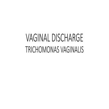 TRICHOMONIASIS | PPTX