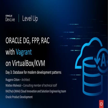 Oracle DG,FPP,RAC with Vagrant | PDF | Operating Systems | Computer Software and Applications
