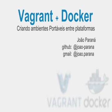 Vagrant And Docker Ppt 3892