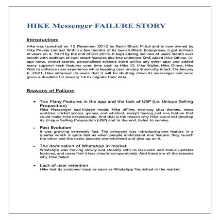 Insights about failure of Hike Messenger.pdf