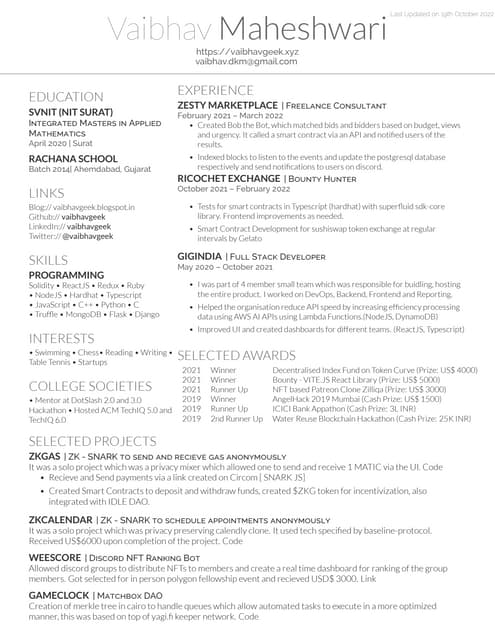 Vaibhav-Bhavsar-Resume | PDF