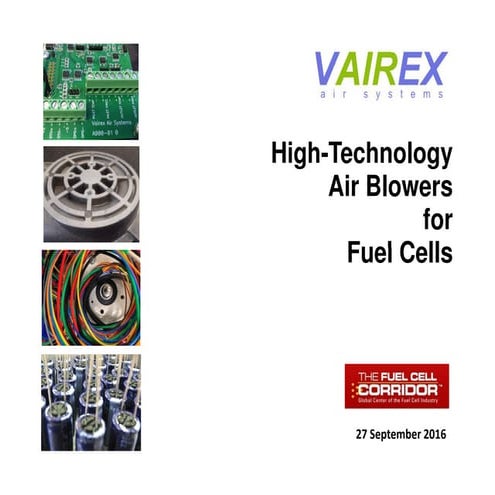 VAIREX is making high-tech air blowers for fuel cells | PDF