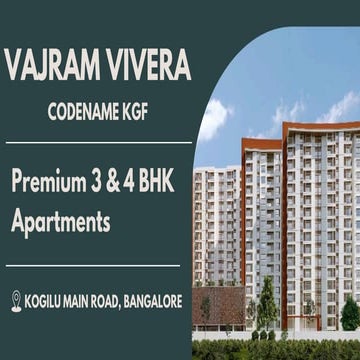 Vajram Vivera - North Bangalore’s Premium 3 & 4 BHK Living Experience | PDF