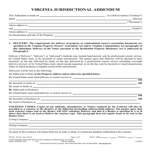 Va jurs addendum | PDF