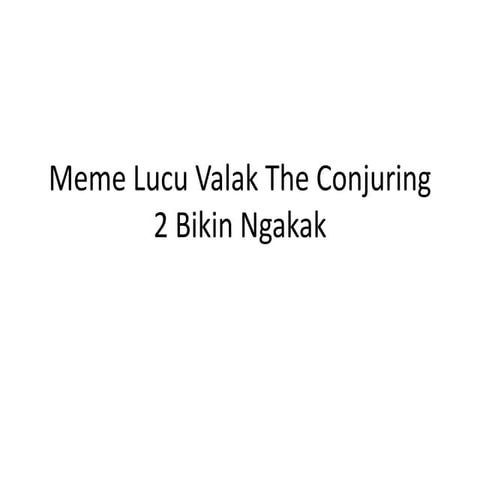 Valak | PPTX