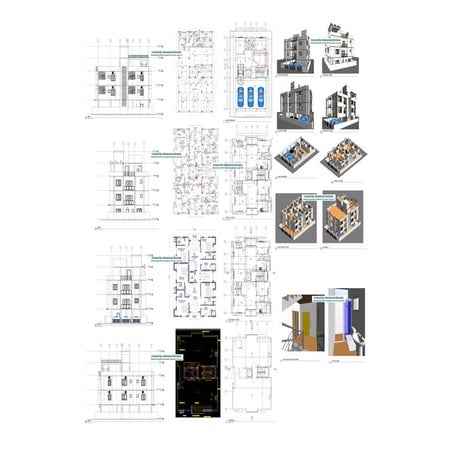 COMMERCIAL BUILDING REVIT 3D - Sheet - A101 - LEVEL 1 | PDF