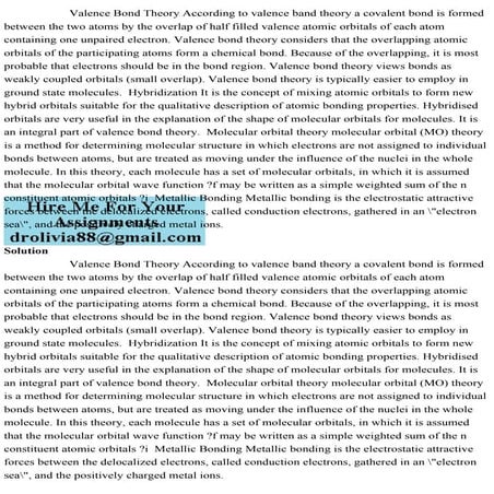 Valence Bond Theory According to valence band the.pdf