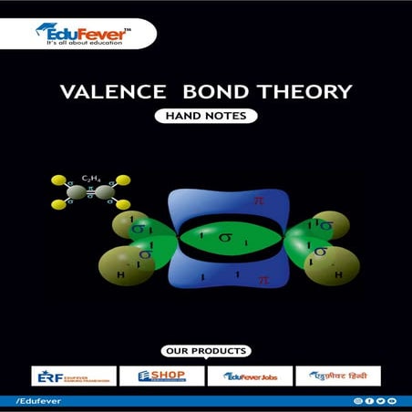 Valence Bond Theory- Chemistry Handwritten Notes | PDF