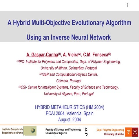 Neural Networks And Genetic Algorithms Multiobjective Acceleration Ppt