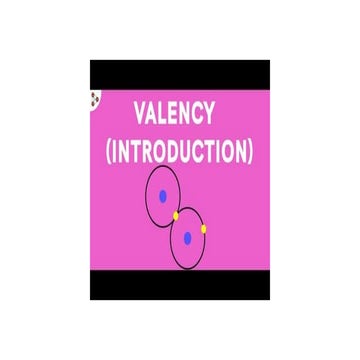 valency and oxidation number.pdf | Chemistry | Science