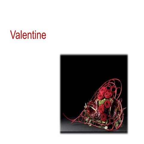 Valentine | PPTX | Flower Shopping | Shopping