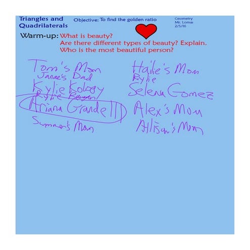 Valentines Golden Ratio Concepts.pdf | Primary Education | Education