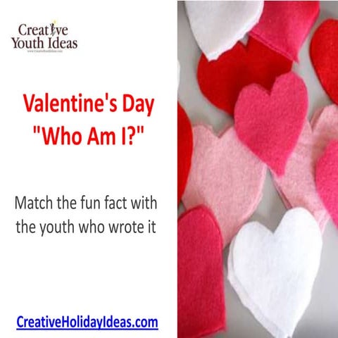 Valentine's Day "Who Am I" | PPTX