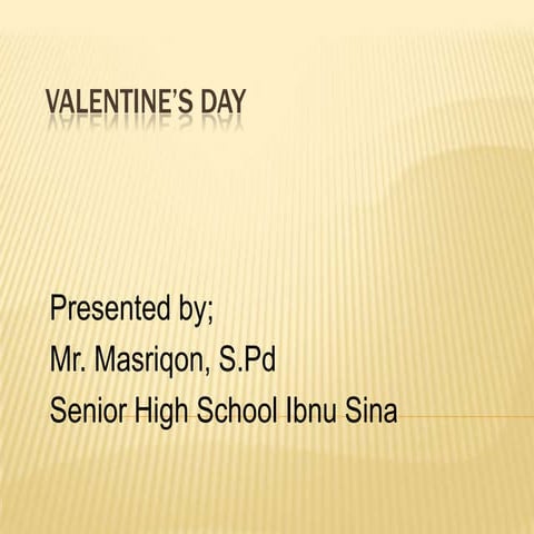 Valentine’s day | PPT
