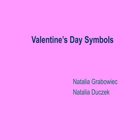 Valentine’s day symbols | PPT
