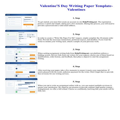 ValentineS Day Writing Paper Template-Valentines | PDF