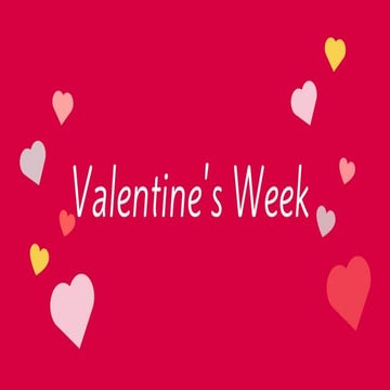 Valentine's Week | PDF