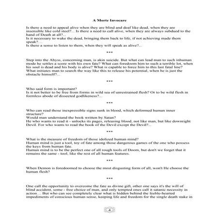 Valentin scavr a morte-invocare | PDF