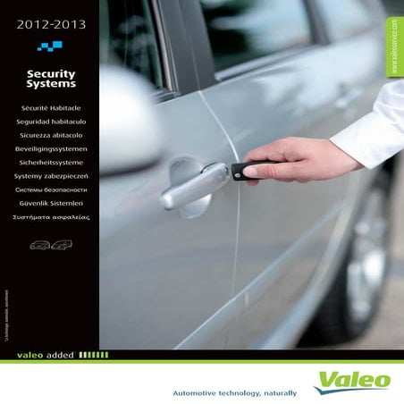 Valeo passenger cars & lcv security systems 2012 2013 catalogue 956216 | PDF