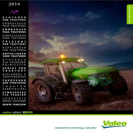 Valeo tractors & agricultural machinery transmission systems clutches ...